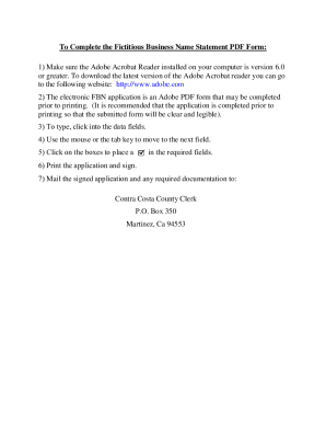 Fillable Online To Complete the Fictitious Business Name Statement PDF ...