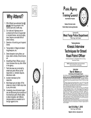 Fillable Online patc.comPolice Training Courses & Law Enforcement ...