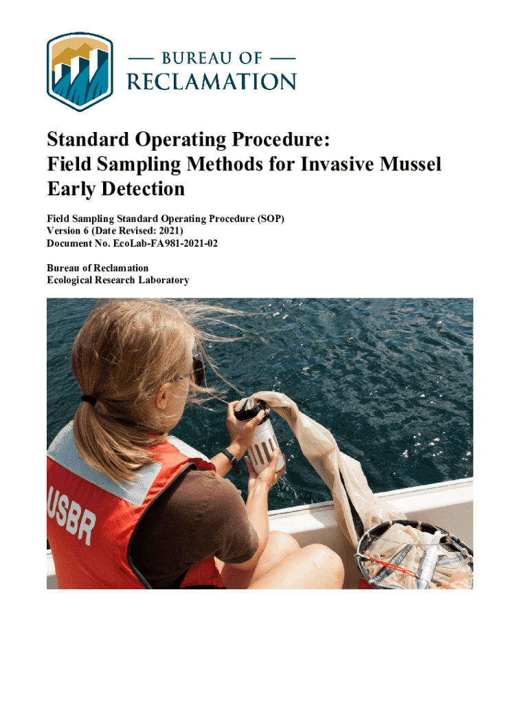 Fillable Online Field Sampling Methods for Invasive Mussel Early ...