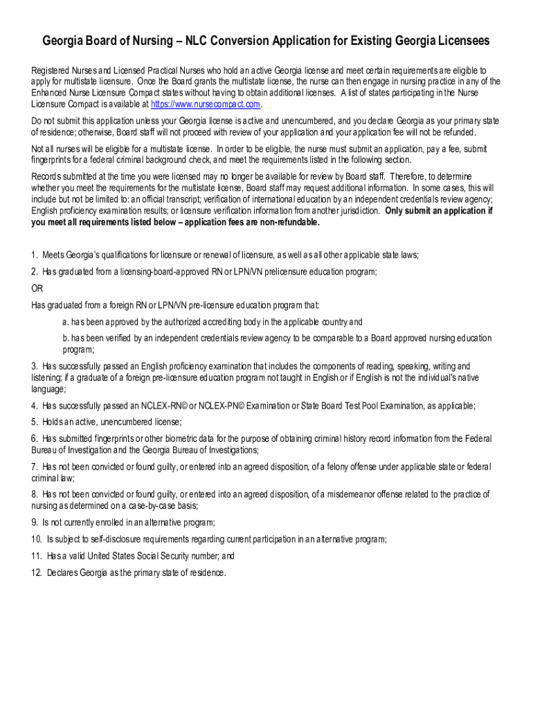 Fillable Online pdf4pro.comviewgeorgia-board-of-nursing-enlcGeorgia ...