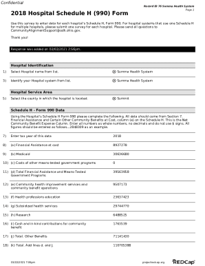 Fillable Online odh ohio 2020 Schedule H (Form 990) - Internal Revenue ...