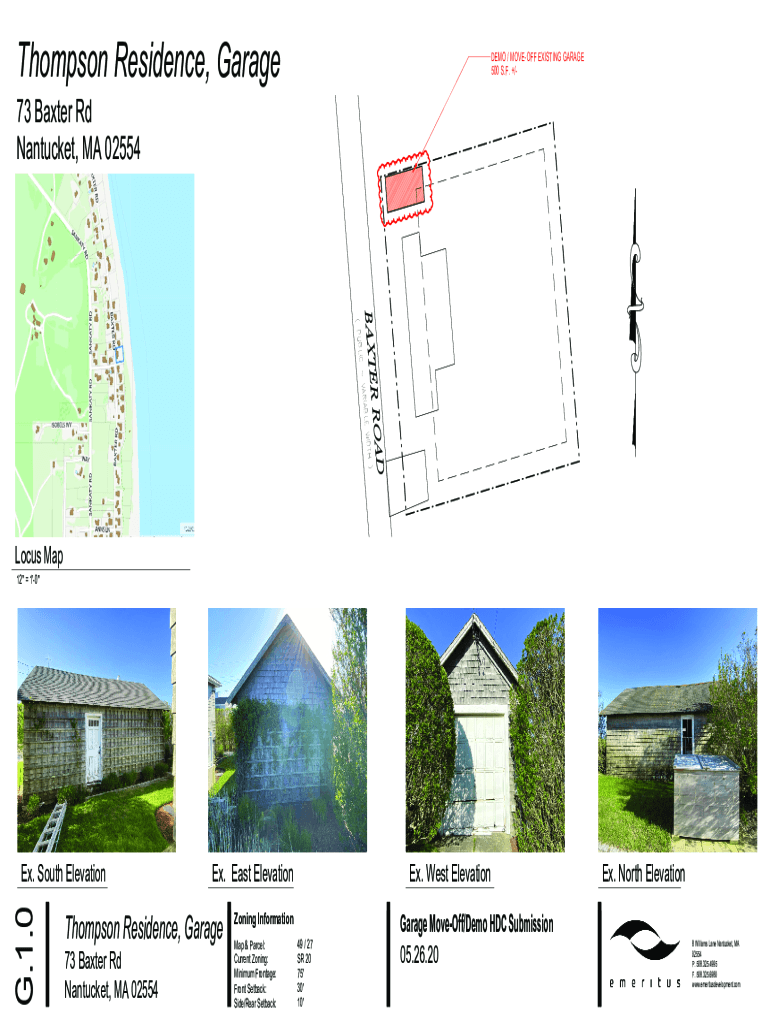 Fillable Online 73 BAXTER GARAGE DEMO HDC Application Form.pdf Fax ...