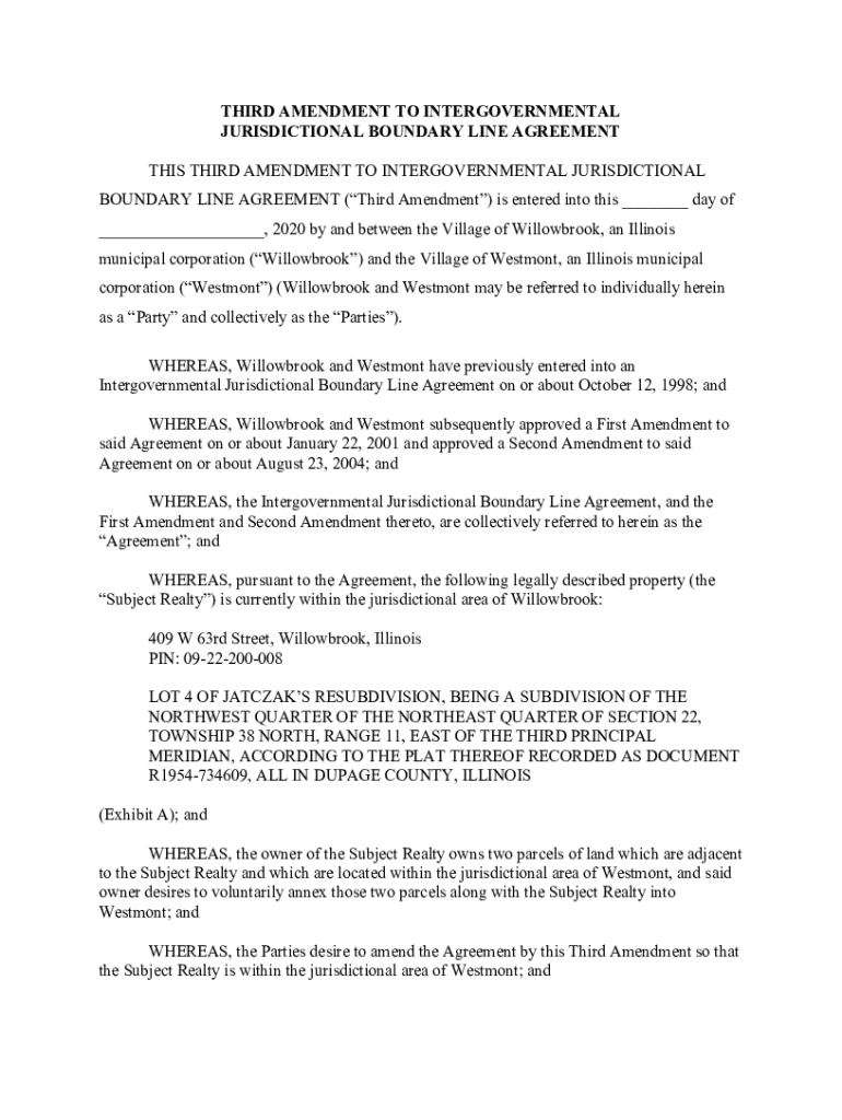 Fillable Online THIRD AMENDMENT TO AGREEMENT Sample ClausesLaw Insider Fax Email Print - pdfFiller