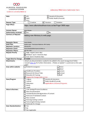 Fillable Online Laboratory Test Request Form - Fill Out and Sign ...