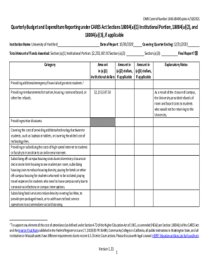 Fillable Online ED Releases New HEERF Quarterly Reporting FormReporting ...