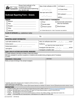 Fillable Online doh wa . Form used by disease investigators at local ...