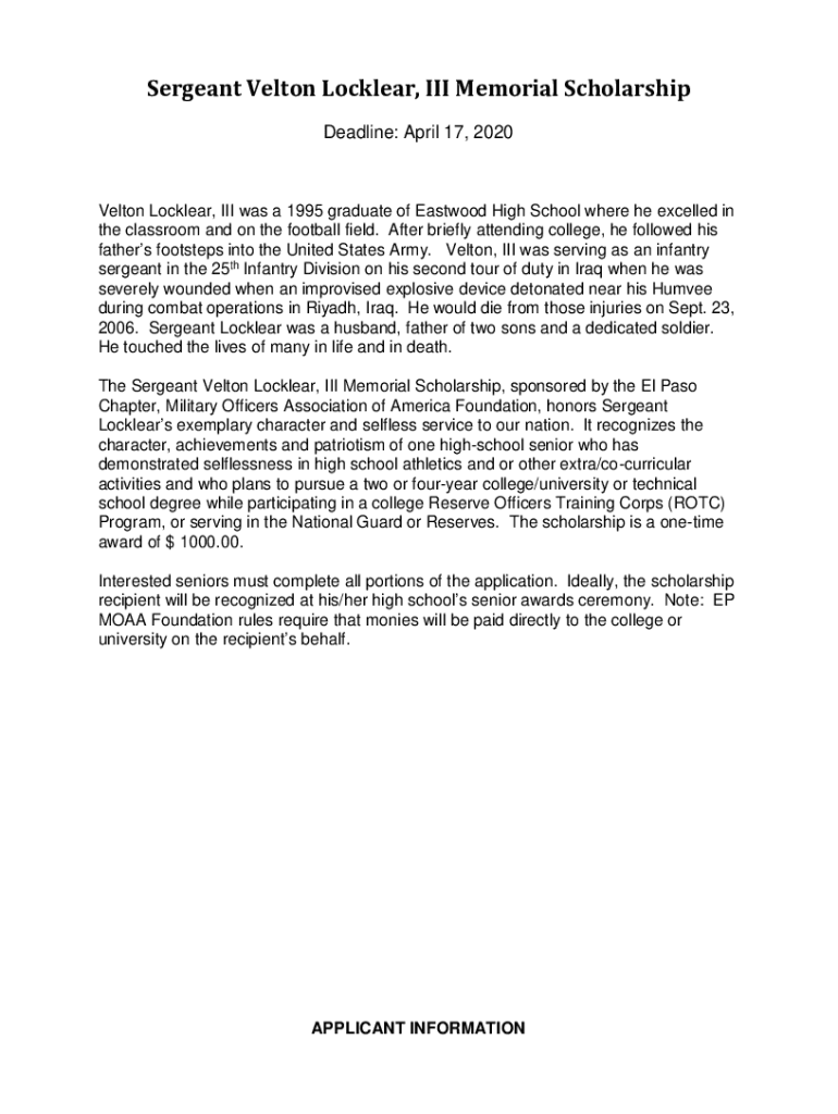 Fillable Online mil.wa.govsgt-velton-locklearSGT Velton ...