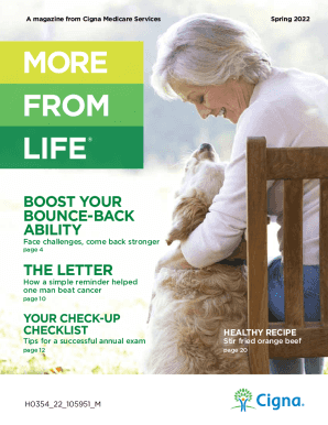 Fillable Online MORE FROM LIFE - Cigna Fax Email Print - pdfFiller