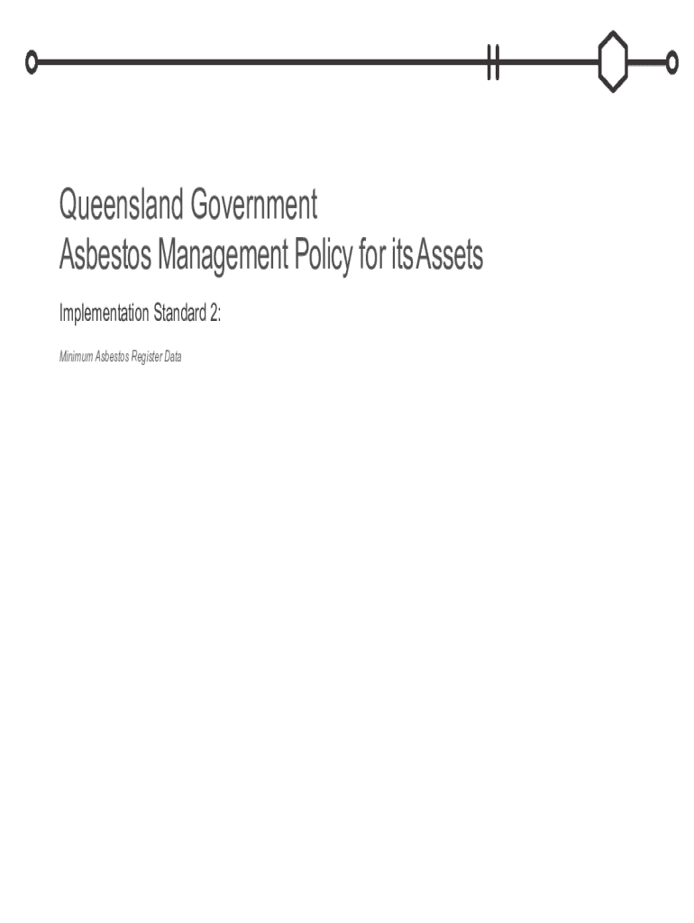 Fillable Online Implementation Standard 2: Minimum Asbestos Register ...