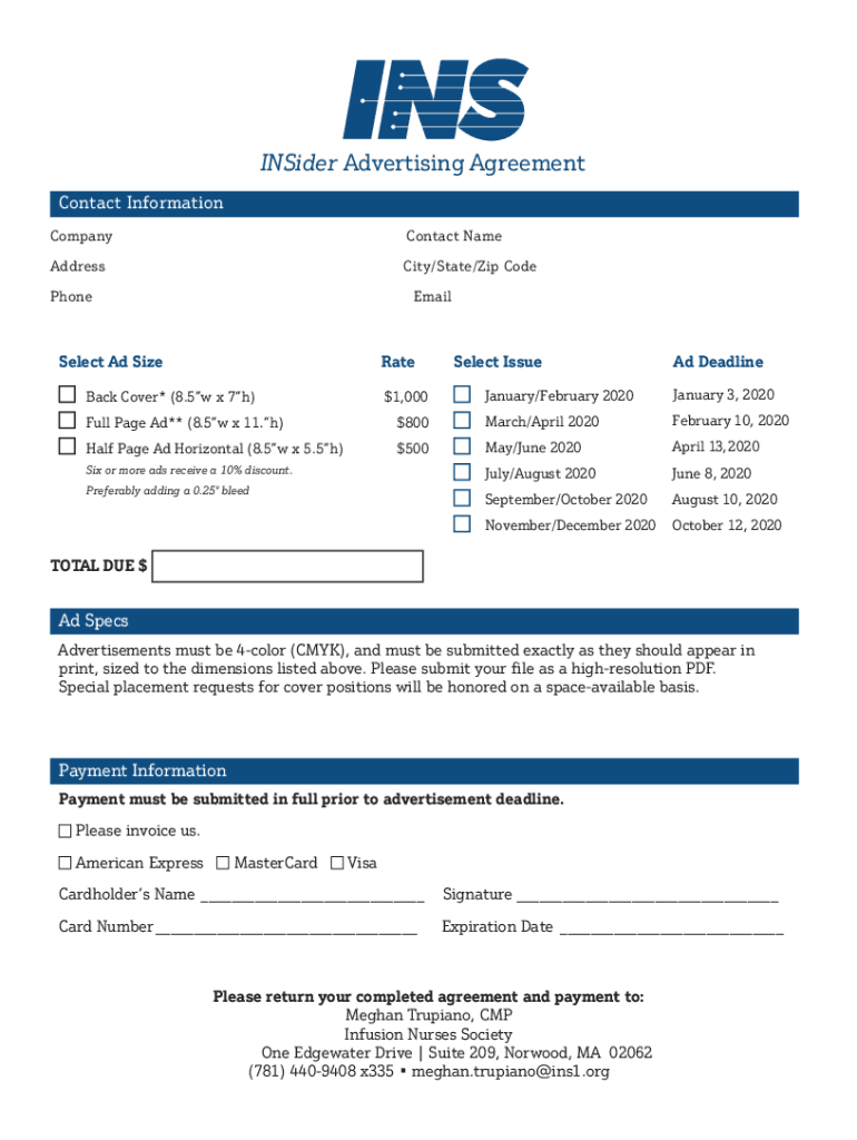 Fillable Online Advertising Agency Agreement Template - MoreBusiness.com Fax Email Print - pdfFiller