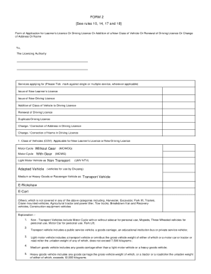 Fillable Online Form-2.pdf - FORM 2 See rules 10, 14, 17 and 18 Form of ...