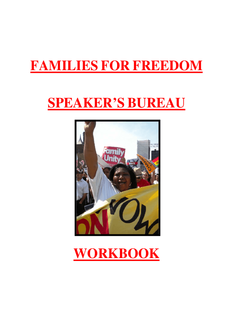 Fillable Online Families for Freedom - We want our loved ones back. Fax ...