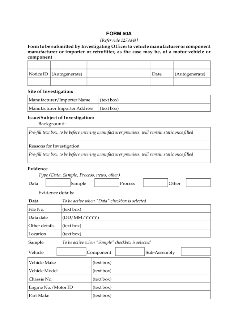Fillable Online ontariocourtforms.on.ca50aRules of Civil Procedure ...