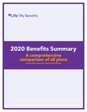Fillable Online Summary of Benefits - U.S. Office of Personnel ...