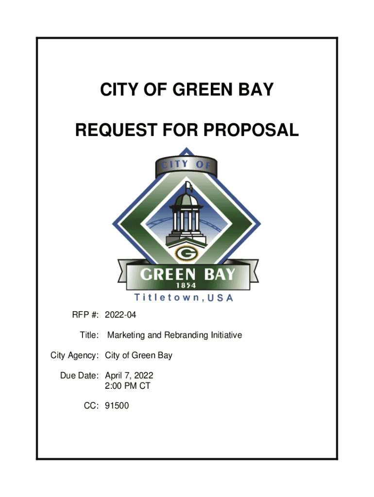 Fillable Online vendornet.wi.govDownloadCITY OF GREEN BAY REQUEST FOR ...