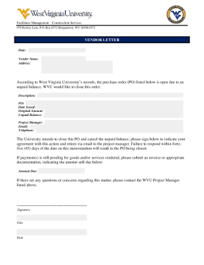 Fillable Online facilitiesmanagement wvu Facilitate: Managed Build and ...