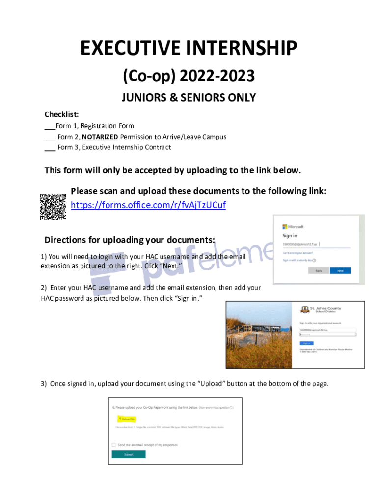 Fillable Online www-nhs stjohns k12 fl mba.oregonstate.educob-internship-requestCOB Internship ...