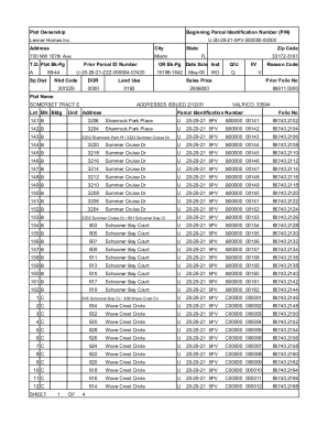Fillable Online About Property Index Number (PIN)Cook County ClerkPlat ...