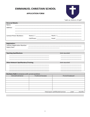 Fillable Online 3. ECS Application Form.doc Fax Email Print - pdfFiller