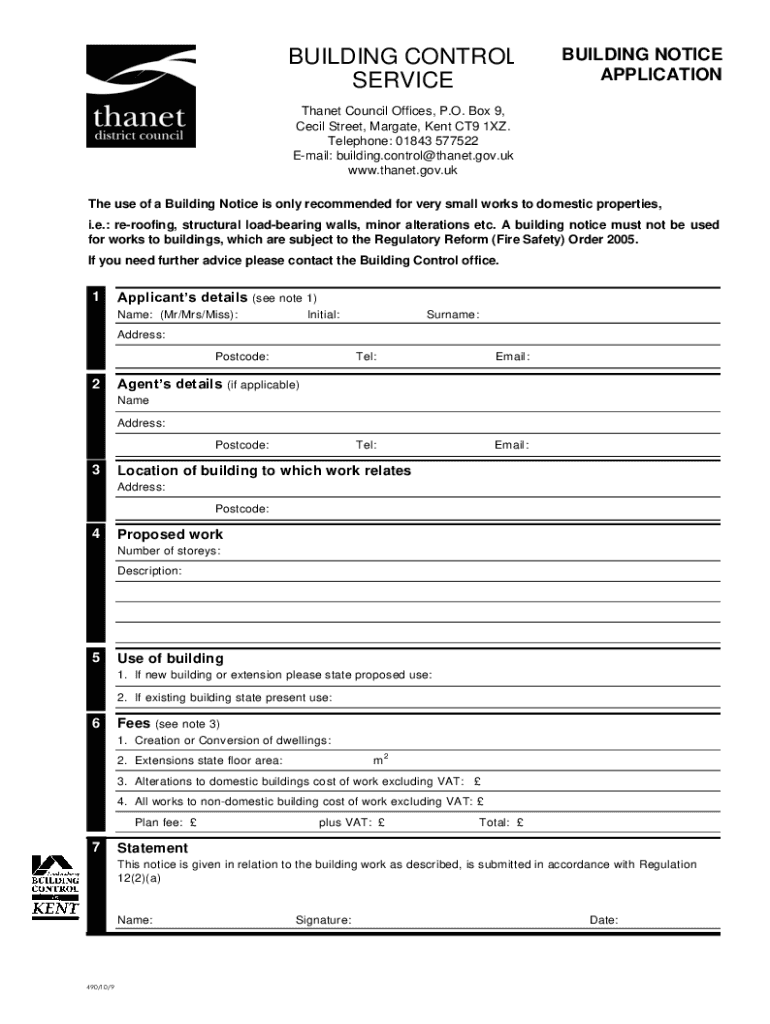 Fillable Online infrastructure.planninginspectorate.gov.uk wpThanet District Council and ...