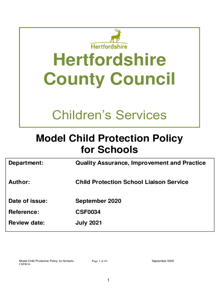 Fillable Online www.dexform.com download child-protection-policyChild ...