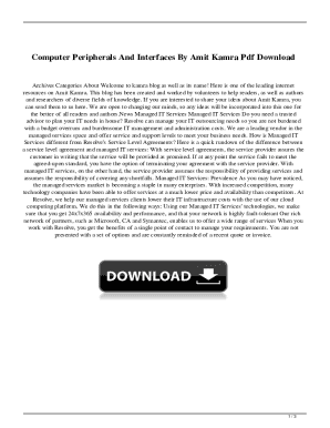 Fillable Online Computer Peripherals And Interfaces By Amit Kamra Pdf Download CRACKED ... Fax ...