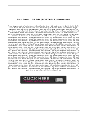 Fillable Online Esic Form 105 Pdf PORTABLE Download Fax Email Print ...