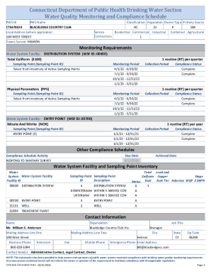Fillable Online Public Water System Lists - ct Fax Email Print - pdfFiller
