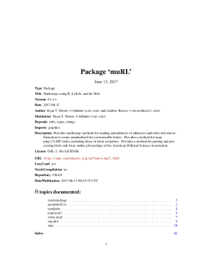 Fillable Online muRL: Mailmerge using R, LaTeX, and the Web version 0.1 ...