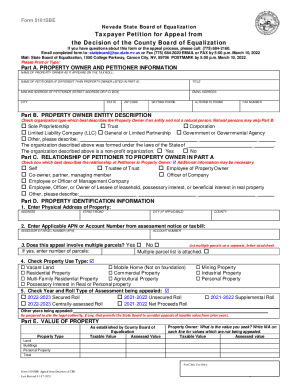 Fillable Online tax.nv.govuploadedFilestaxnvgovNevada State Board of ...