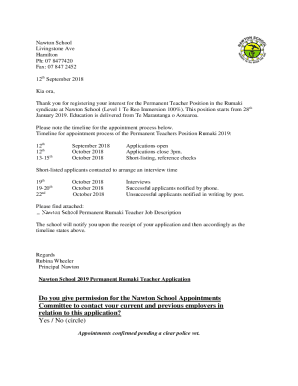 Fillable Online Nawton School - Education Gazette Fax Email Print ...