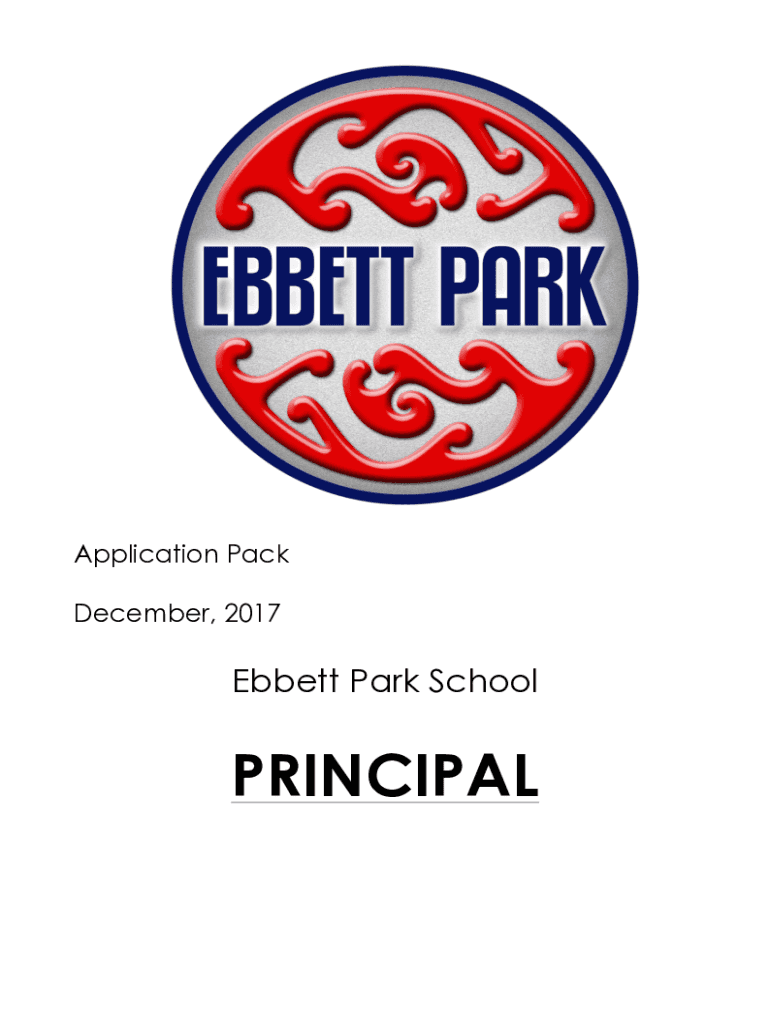 Fillable Online Principal Application Pack EBBETT PARK SCHOOL.docx Fax Email Print - pdfFiller