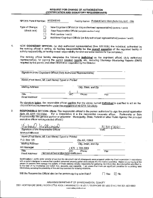Fillable Online Request for change authorization Sample ClausesLaw ...
