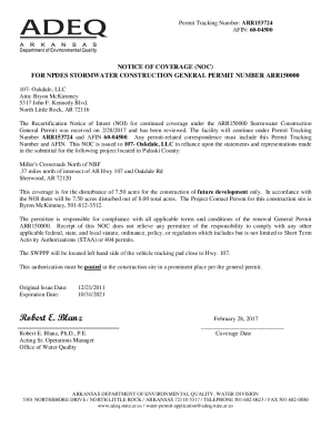 Fillable Online Robert E. Blanz - ADEQ Fax Email Print - pdfFiller