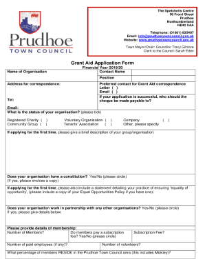 Fillable Online Grant Aid Application Form - Amazon S3 Fax Email Print ...