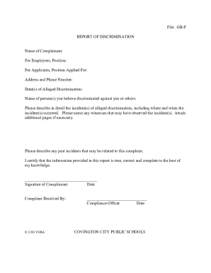 Fillable Online How to File a Charge of Employment Discrimination Fax ...