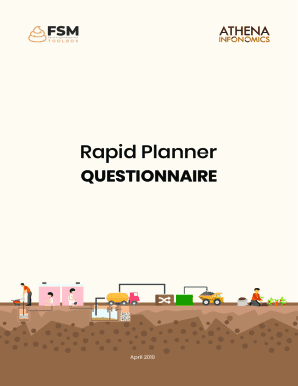 Fillable Online Rapid Planner - FSM Toolbox Fax Email Print - pdfFiller