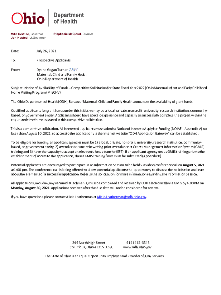 Fillable Online odh ohio aging.ohio.govwpswcm- SR22 - Ohio Department ...