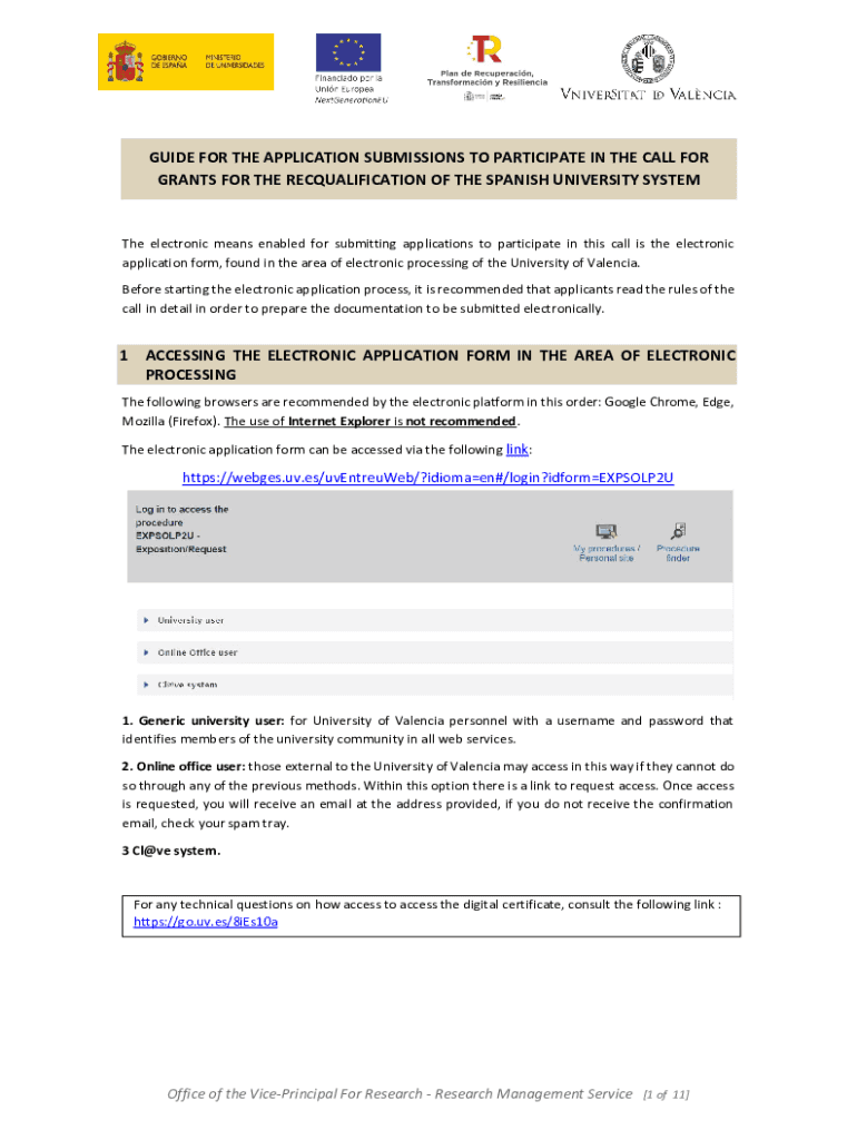 Fillable Online 1 ACCESSING THE ELECTRONIC APPLICATION FORM IN ... Fax ...