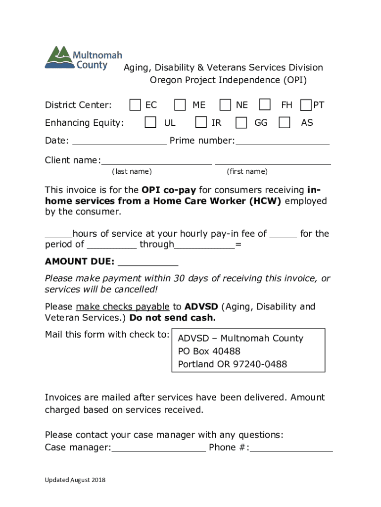 Fillable Online State of Oregon: SUA - Oregon Project Independence (OPI ...