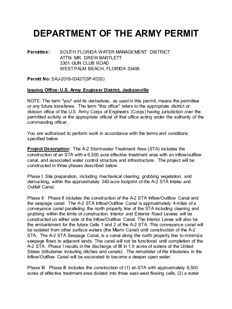 Fillable Online department of the army permit Fax Email Print - pdfFiller