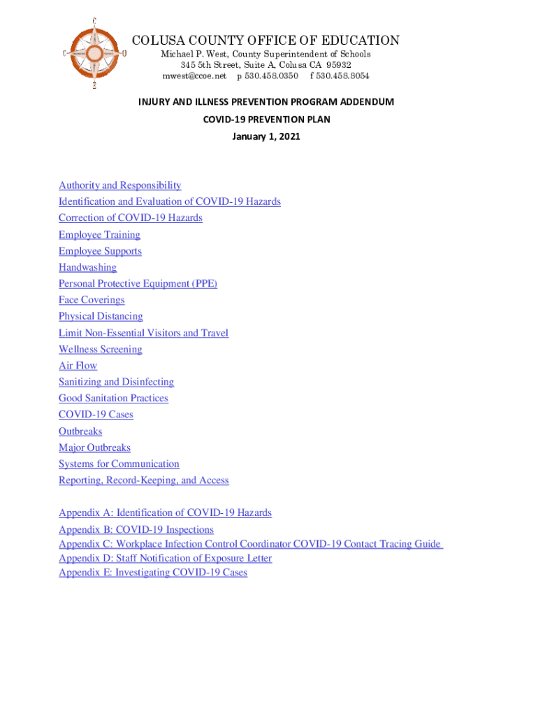 Fillable Online COLUSA COUNTY OFFICE OF EDUCATION - SharpSchool Fax ...