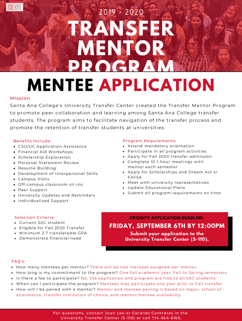 Fillable Online Welcome to ANA's Mentoring Program - ANA Community Fax Email Print - pdfFiller