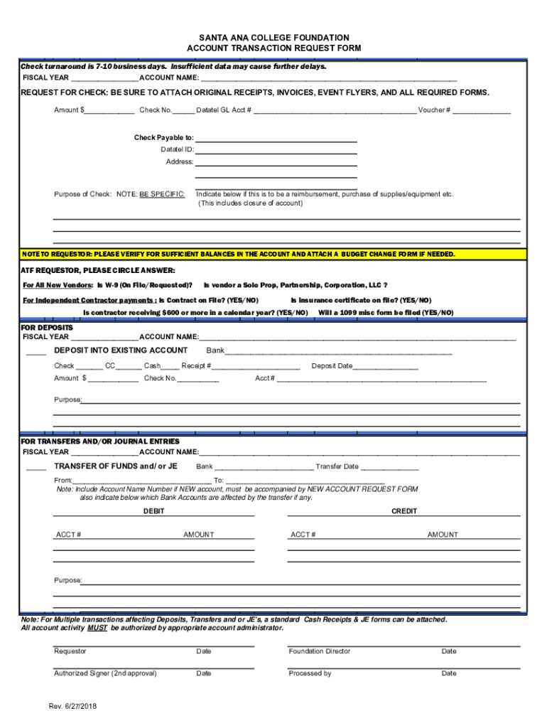 Fillable Online Details about Santa ana college foundation - IRS tax ...