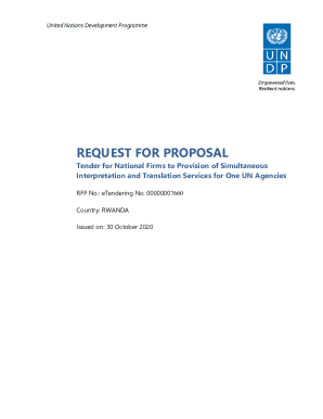 Fillable Online The United Nations Development Programme (UNDP) Kindly ...