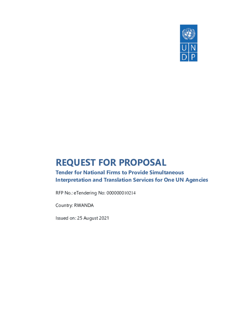 Fillable Online Request for Proposals (RFP) - Simultaneous ...