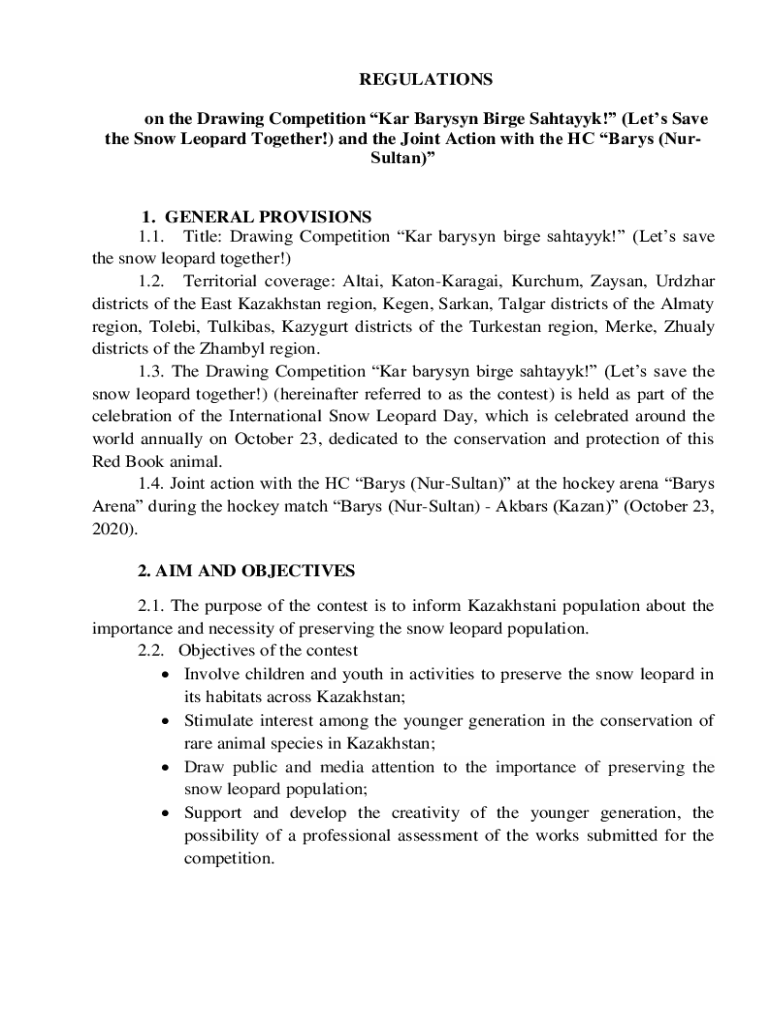 Fillable Online Lets save the snow leopard together drawing competition, dedicated ... Fax Email ...