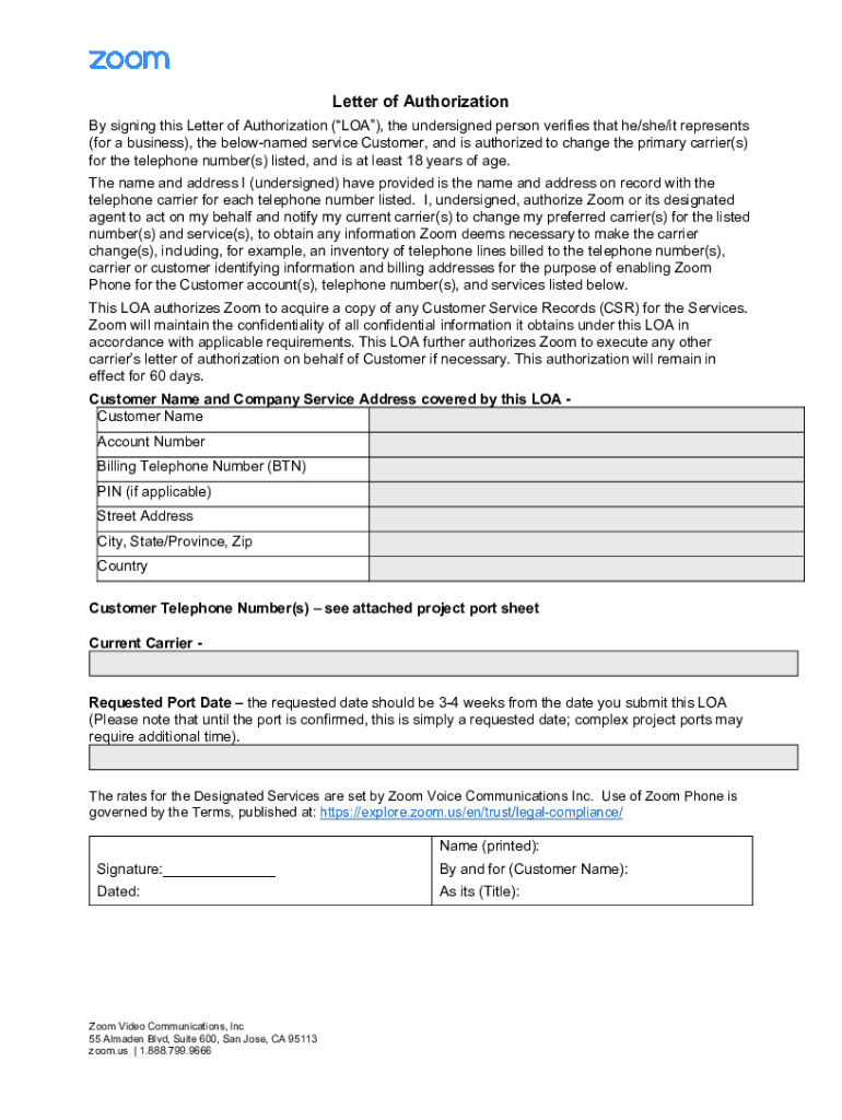 Fillable Online Sample of Authorization Letter Template With ...