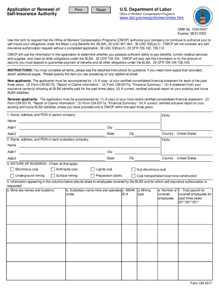 Fillable Online dcmwc.dol.govOWCP - U.S. Department of Labor - DOL Fax ...