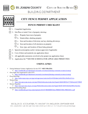 Fillable Online Fence Plan Review, Permit and Inspections - Saint Paul ...